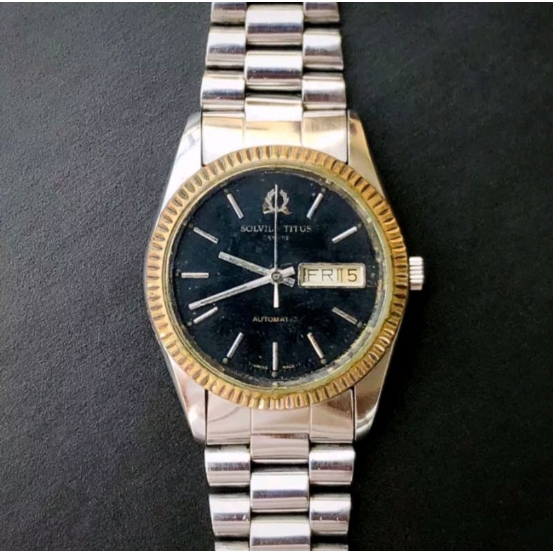 Jual Rare jam 1970s Titus president automatic eta 2878 FULL ORIGINAL ...
