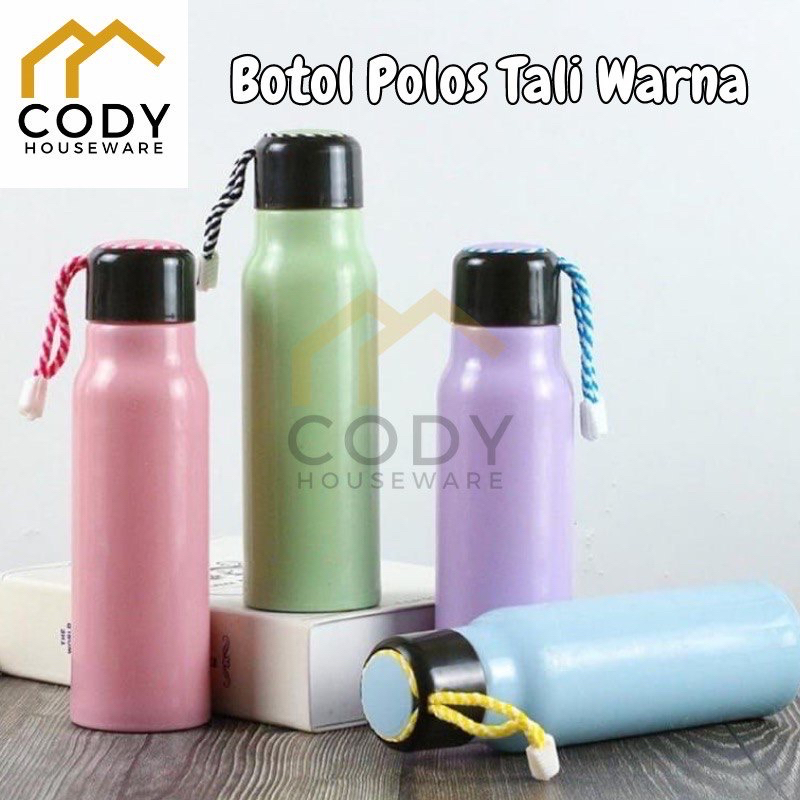 Jual CODY Botol Kaca Polos Tali Warna 330ml | Shopee Indonesia