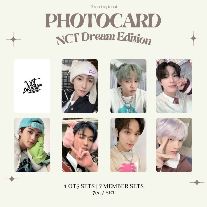 Jual NCT Dream Unofficial Photocard ( Satuan + 2 Sisi ) | Shopee Indonesia