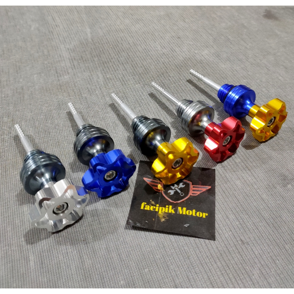 Jual Tutup Oli Variasi Model Jarum Twotone Universal Honda Beat Vario ...