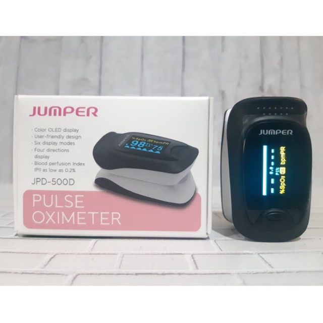 Jual finger pulse oximeter Jumper JPD-500D | Shopee Indonesia
