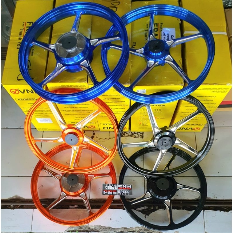 Jual velg VND AK55 model enkei jupiter z fizr vega jupiterz fizr orange hitam biru | Shopee ...
