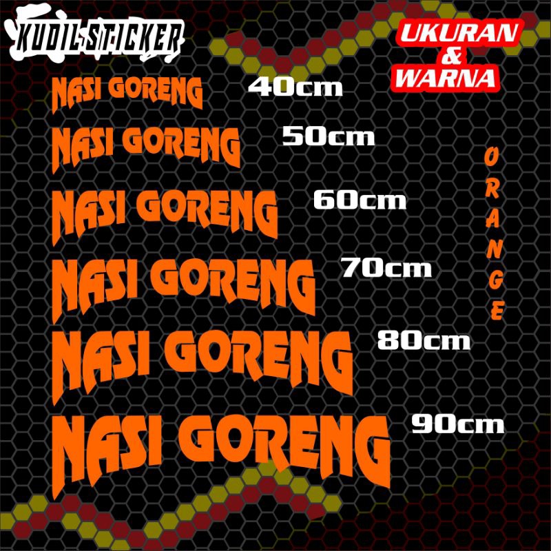 Jual Sticker Gerobak, Sticker Jualan, Sticker Etalase, Sticker Kaca ...