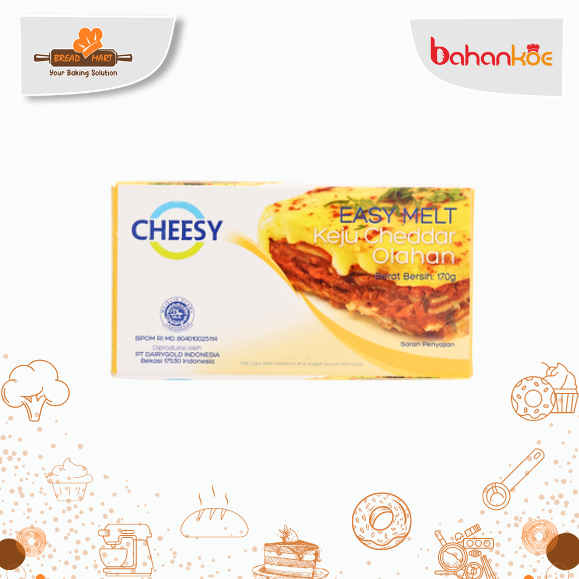 Jual CHEESY EASY MELT CHEDDAR CHEESE KTK 170 GR | Shopee Indonesia