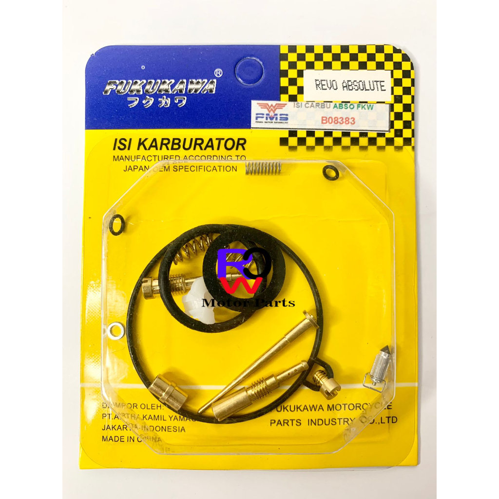 Jual FUKUKAWA REPAIR KIT ISI KARBURATOR REVO ABSOLUTE/FIT | Shopee ...