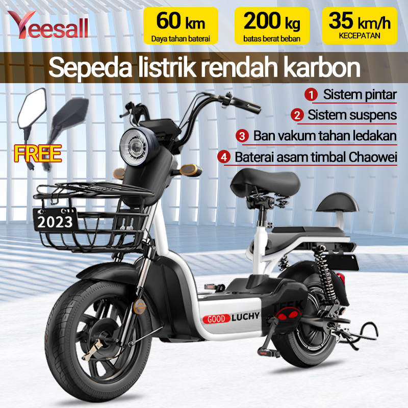 Jual Sepeda listrik terbaru | Daya tahan baterai tinggi dan mewah ...