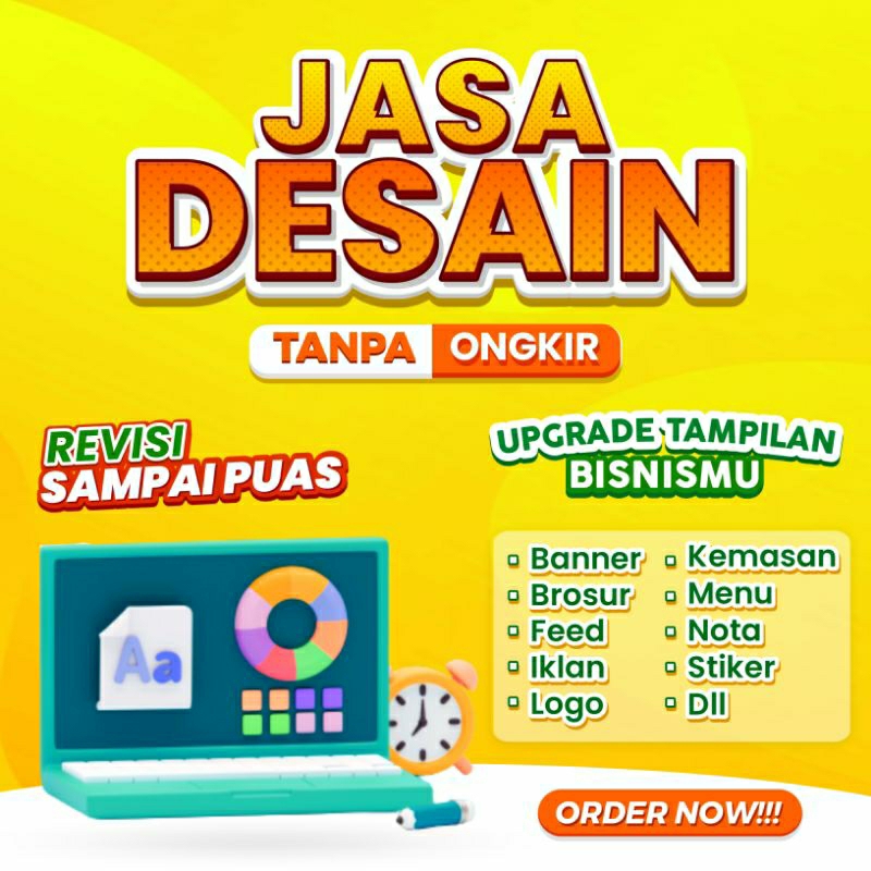 Jual Jasa desain produk (stiker, banner, logo, promosi, dll) | Shopee ...