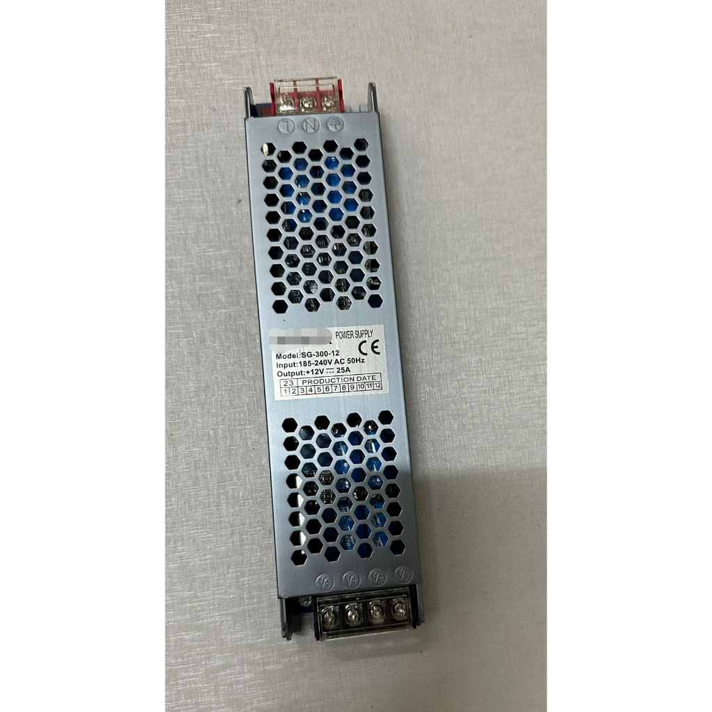 Jual Trafo Adaptor Led Strip Power Supply Slim DC 12V Greey 100W,300W ...