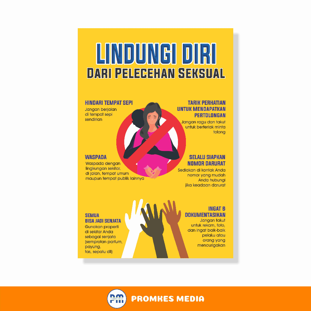 Jual Poster, Waspada Pelecehan Seksual | Shopee Indonesia