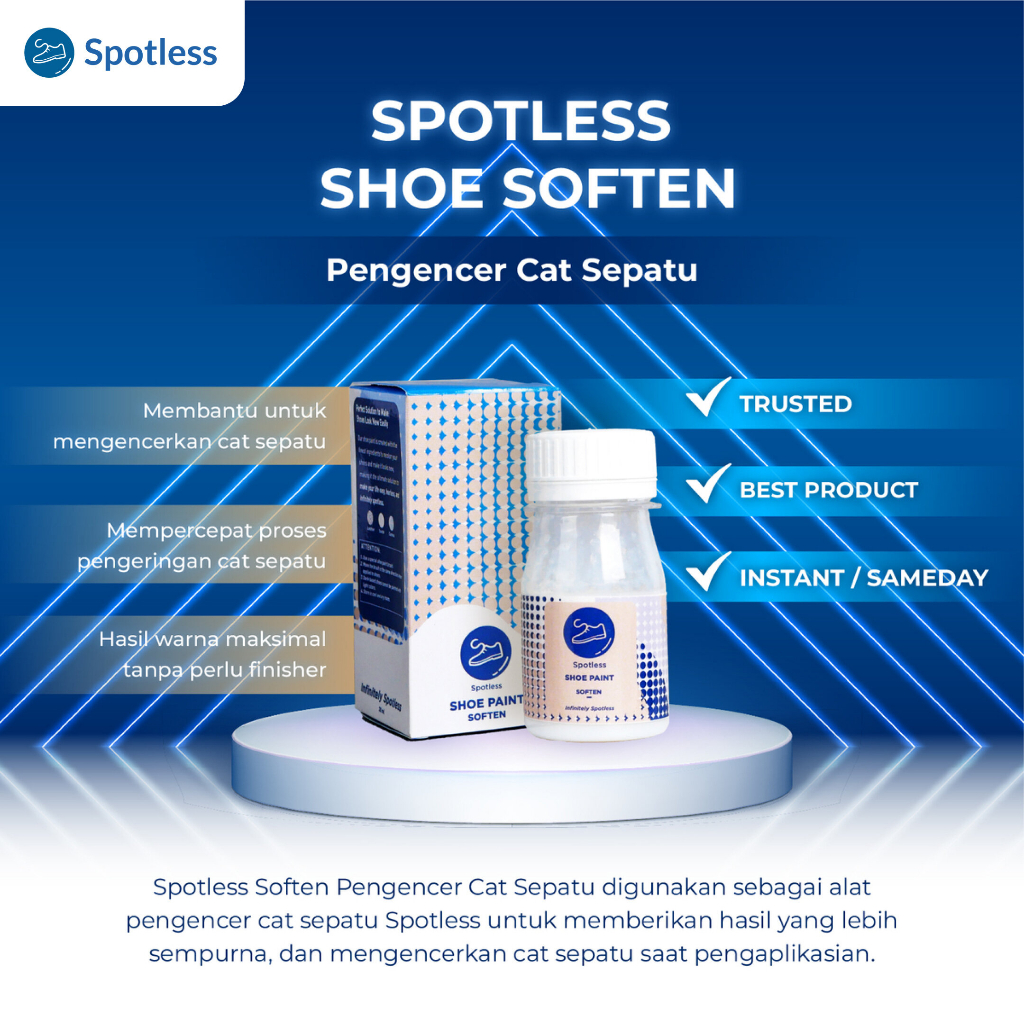 Jual Spotless Soften Pengencer Cat Sepatu / Canvas / Leather | Shopee ...