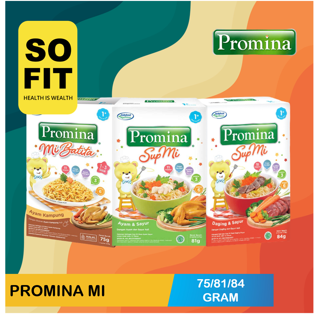 Jual Promina Mi Batita Ayam Kampung Usia 1+ / Promina Sup Mi Ayam Sayur ...