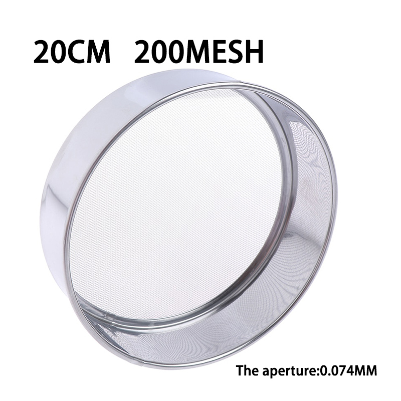 Jual Sieve Test Mesh 100/200 Sieve Ayakan Stainless (20cm) | Shopee ...