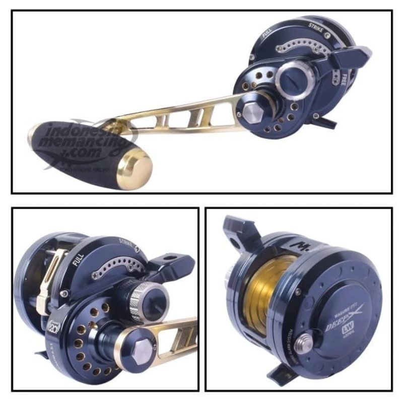 Jual REEL OVERHEAD MAGURO DEEP X LW LEVEL WIND NEW BEST SELLER | Shopee ...