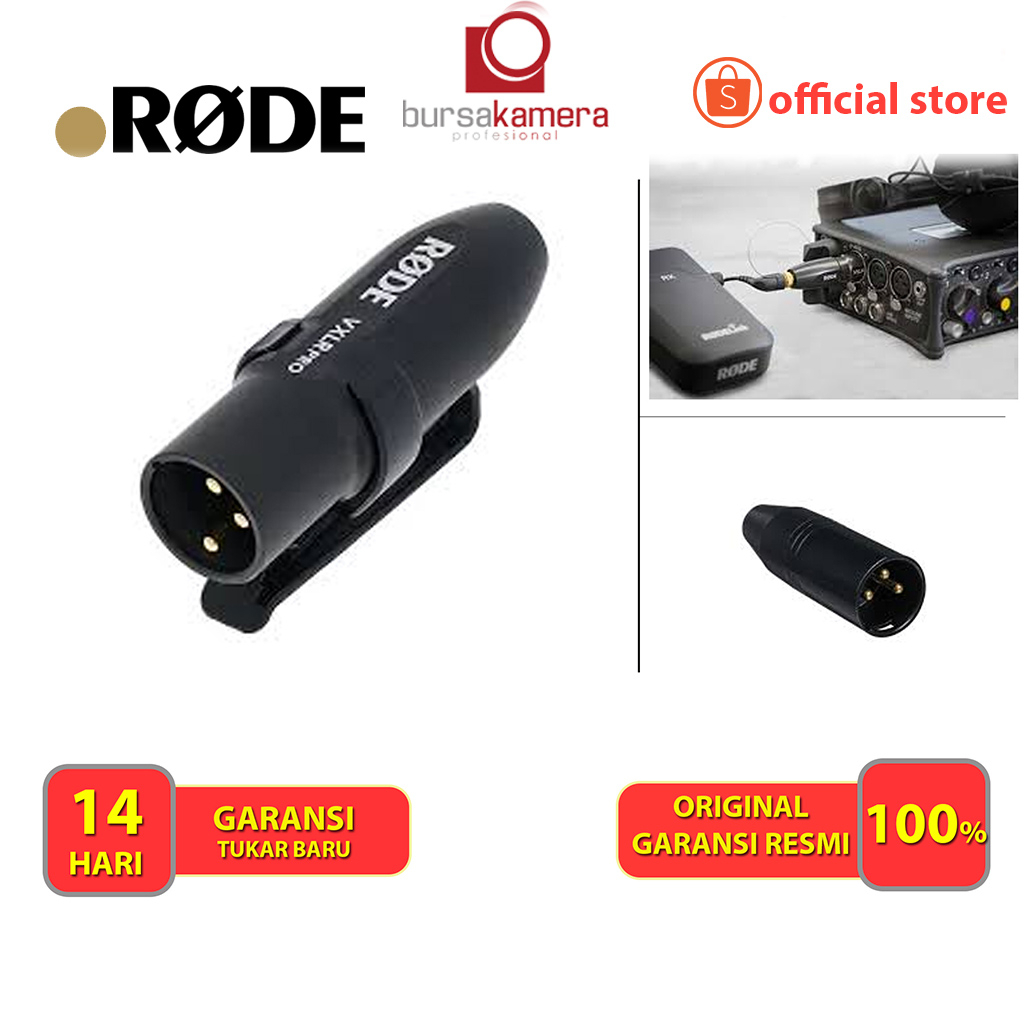 Jual Rode VXLR Adaptor Mini Jack 3.5mm to XLR | Shopee Indonesia