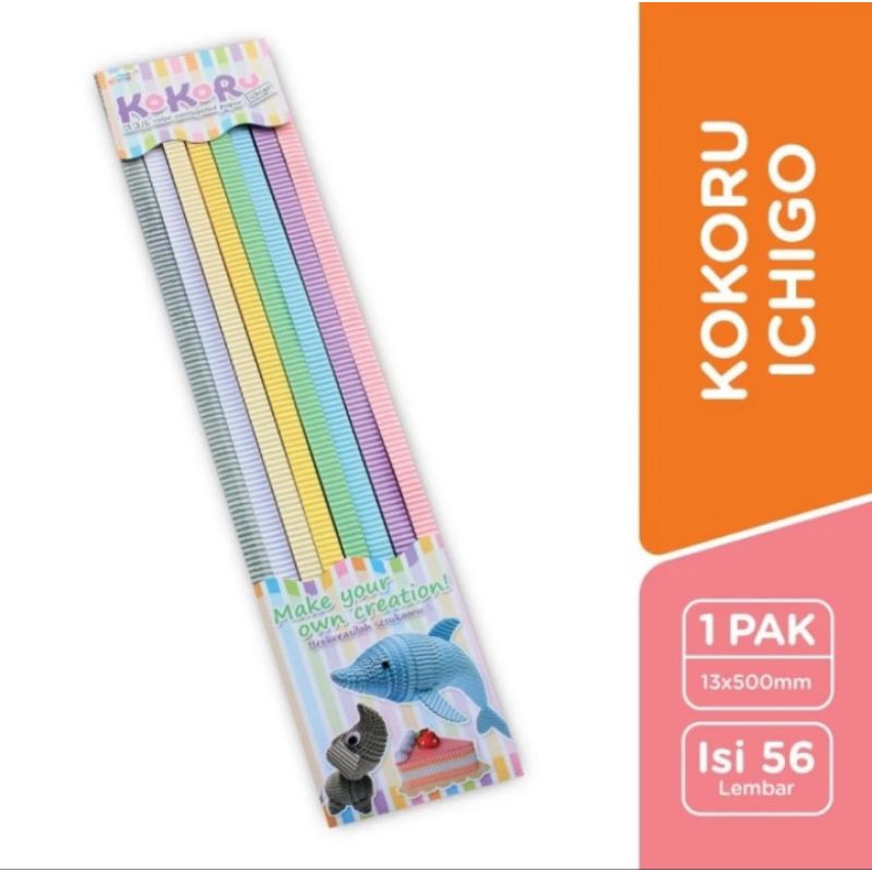Jual KERTAS KOKORU /KOKORU MODEL PANJANG TYPE ICHIGO | Shopee Indonesia
