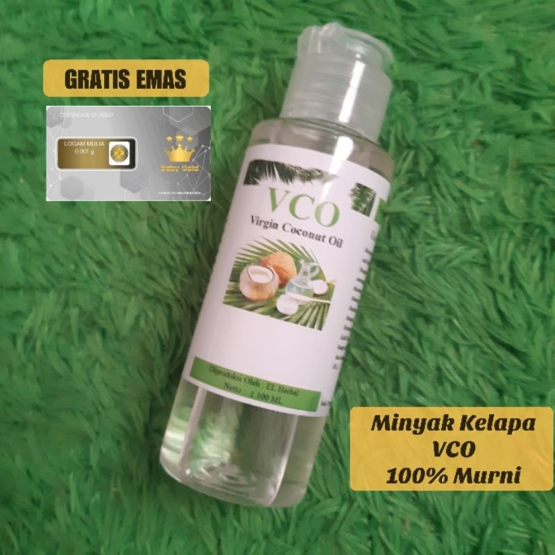 Jual Minyak kelapa murni / minyak VCO murni 100 ml 100% original | Shopee Indonesia