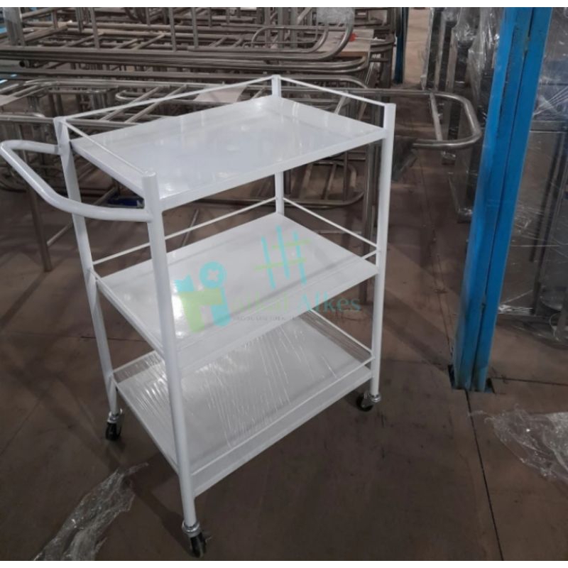 Jual Troli instrumen 3 Rak Besi | Meja Instrumen 3 Rak Besi | Shopee ...