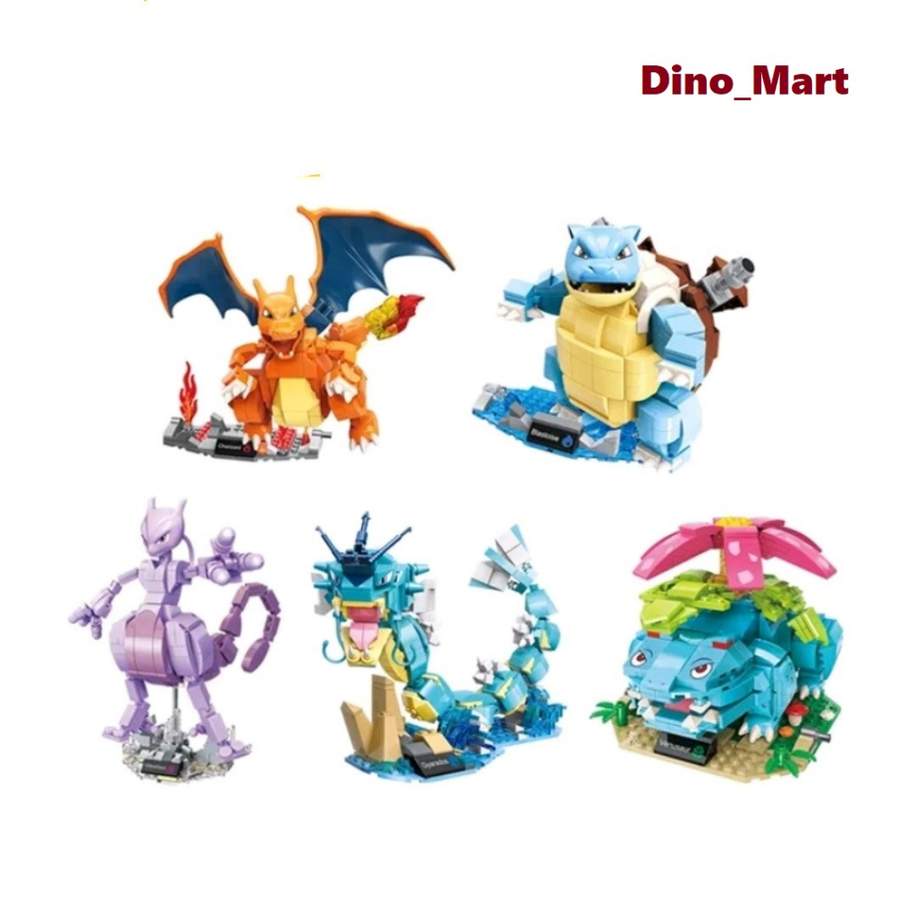 Jual Brick Keeppley Pokemonn Charizard Blastoise Mewtwo Gyarados ...