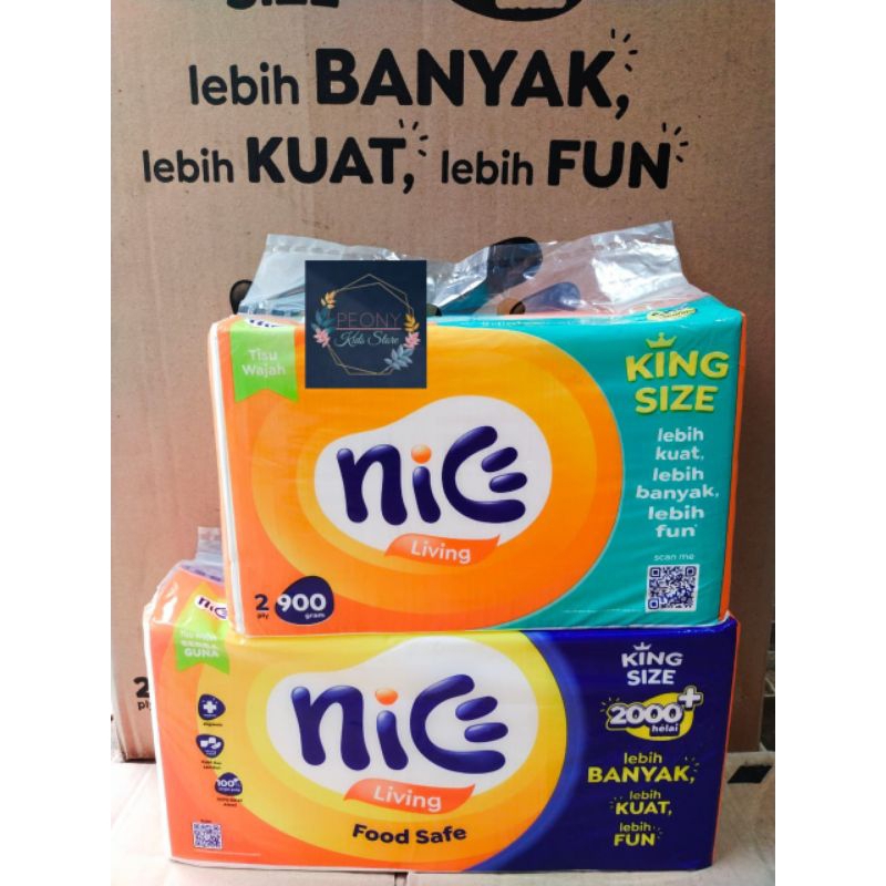 Jual Nice Facial tissue 900gr 1000 gr/tisu wajah multiguna nice 2000 ...