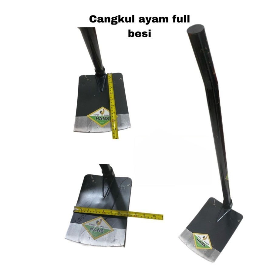 Jual Cangkul Pacul Ayam Full Besi Hitam | Shopee Indonesia