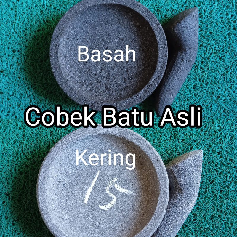 Jual Cobek Layah Batu Asli Gunung Coet Sambal Kecil | Shopee Indonesia