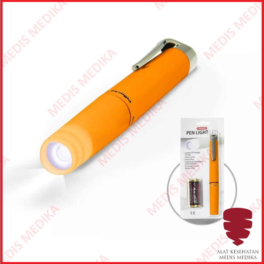 Jual Pen Light Onemed Senter Lampu Cek Periksa Dokter Diagnostic Lamp ...