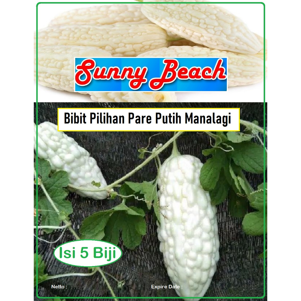 Jual Bibit Pilihan Pare Putih Manalagi | Biji Benih Pare Putih | Bibit ...