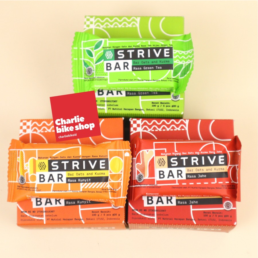 Jual Strive Energy Bar Aneka Rasa 20Gr - Full Bar | Shopee Indonesia