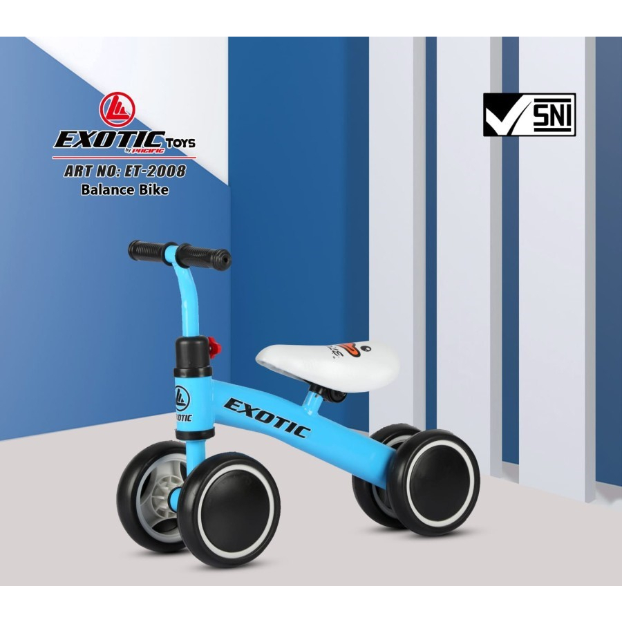 Jual Balance bike / Push bike / Sepeda Anak tanpa pedal Exotic ET-2008 ...