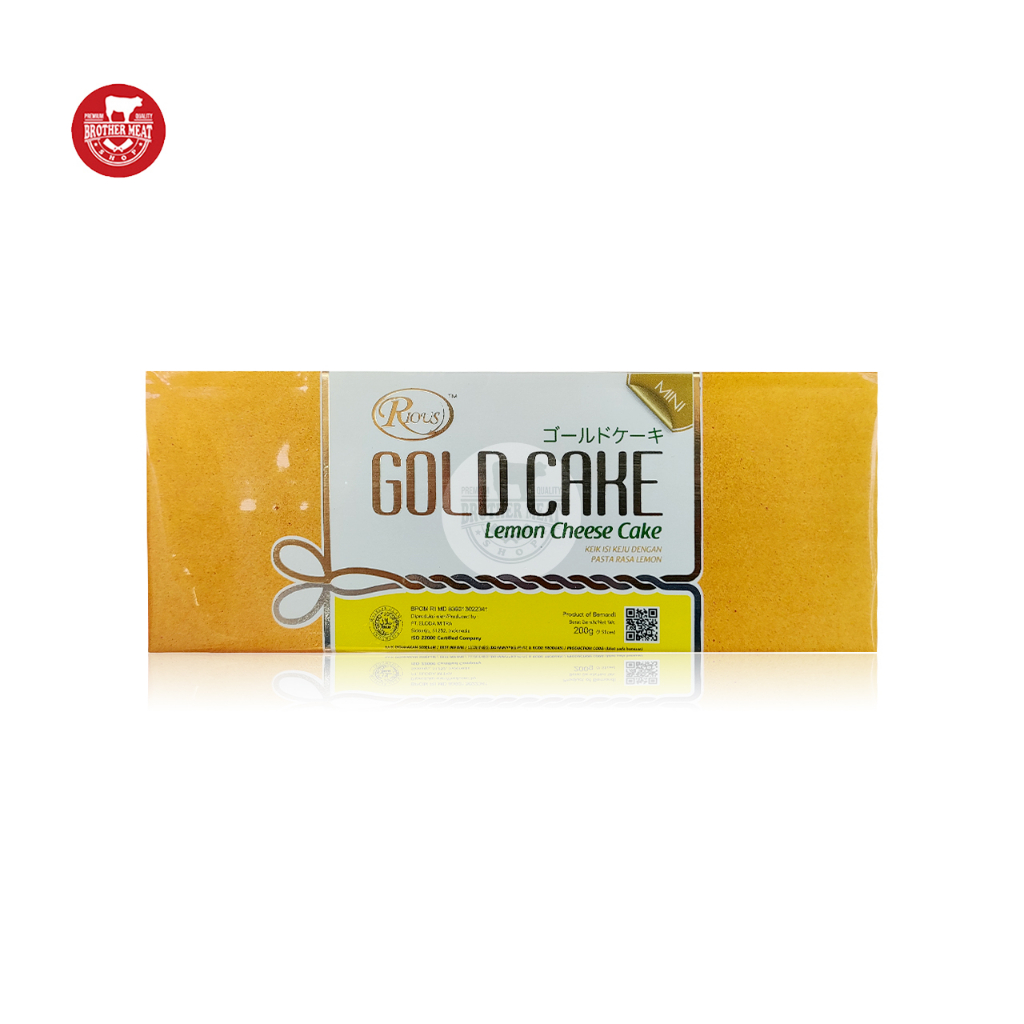 Jual RIOUS Gold Cake Lemon Cheese Mini 200gr | Shopee Indonesia