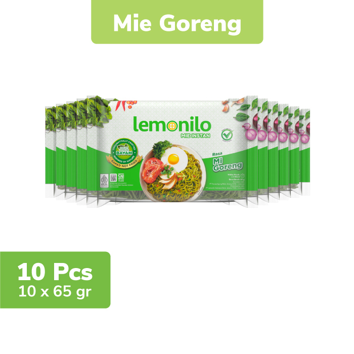 Jual 10 Pcs Lemonilo Mie Instan Goreng 65g | Shopee Indonesia