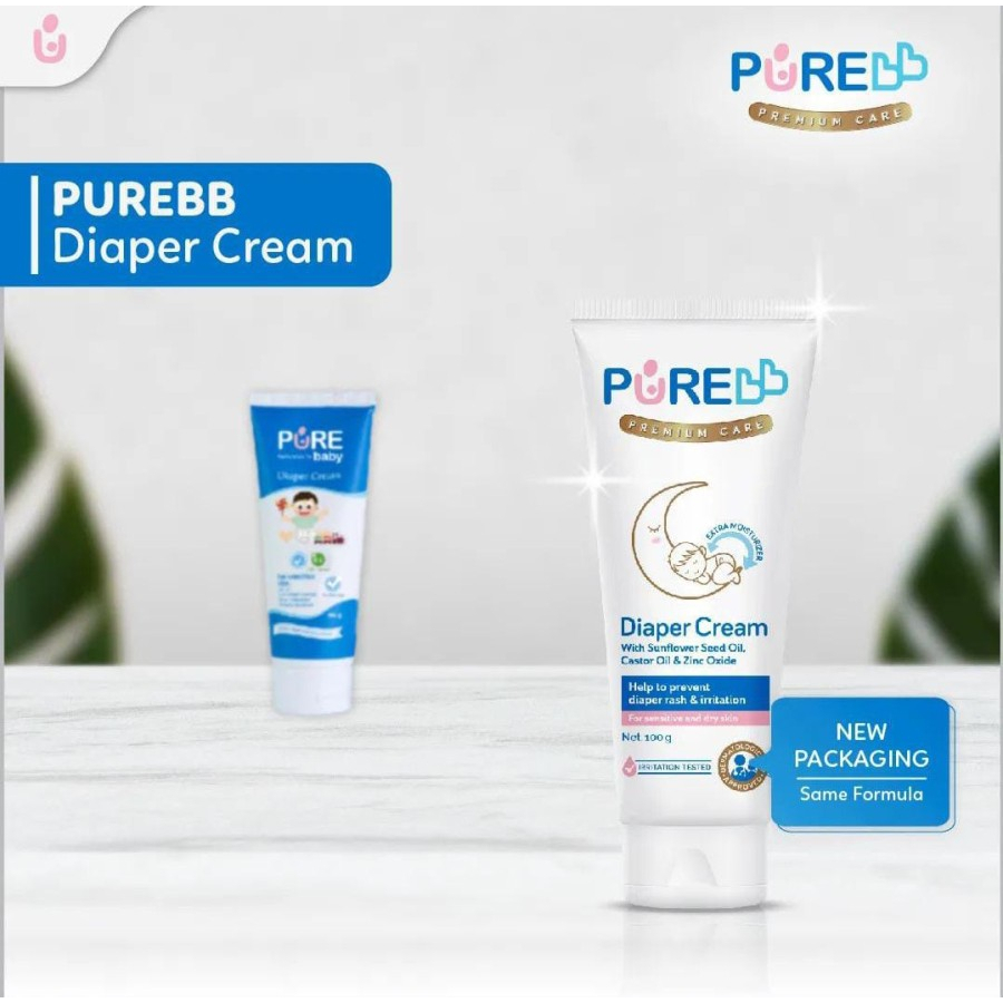Jual PURE Baby Diaper Cream Hypoallergenic (tersedia Varian Ukuran ...