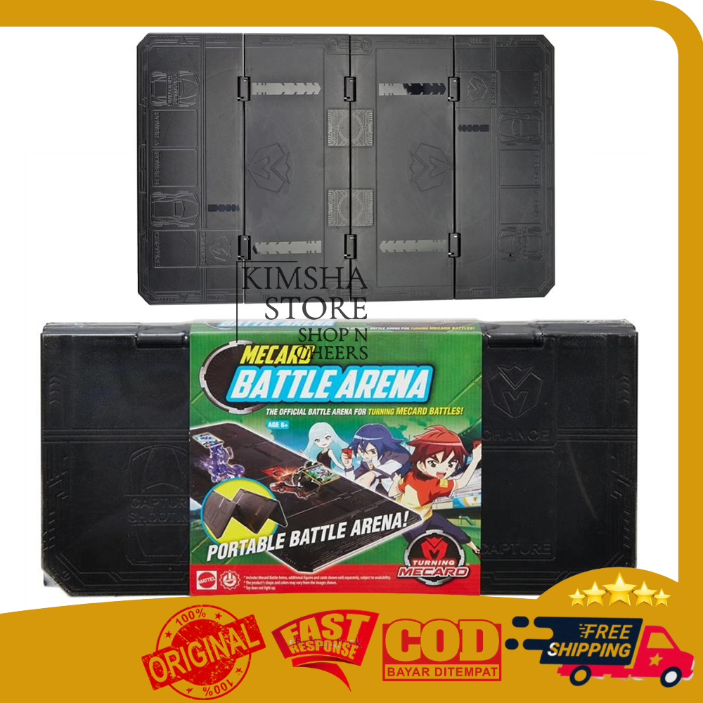 Jual Mecard Turning Battle Arena Playset Portable Board Game Mainan ...