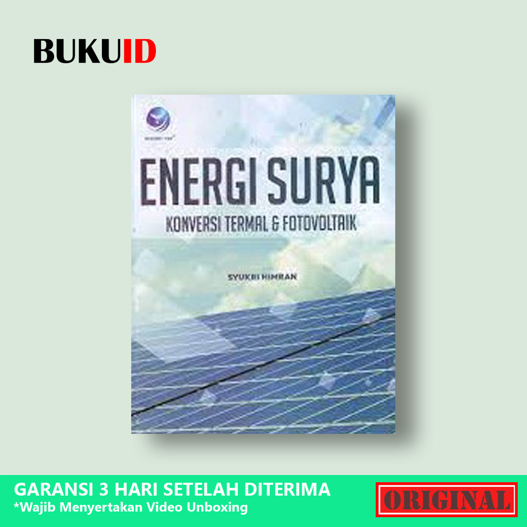 Jual Buku Energi Surya, Konversi Termal Dan Fotovoltaik - Original ...