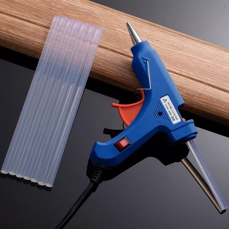 Jual Alat Tembak Glue Gun 20 watt dan Isi Ulang Lem Tembak / Lem Bakar Kecil Stick / Lem Lilin ...