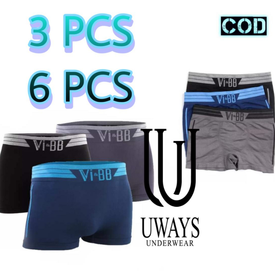 Jual Boxer VBB Isi 3pcs / Celana Dalam Pria / Celana Dalam Pria Dewasa ...