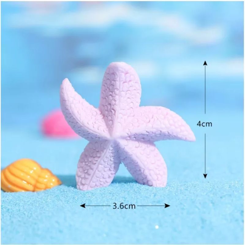 Jual Topper Bintang Laut, Hiasan Kue Bintang laut, Miniatur Bintang ...