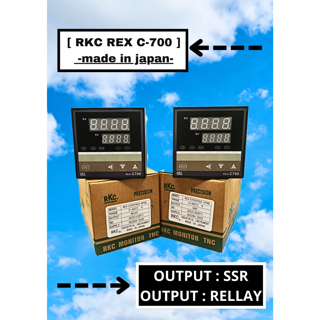 Jual Rex-C700 RKC temperatur controller output SSR Relay | Shopee Indonesia