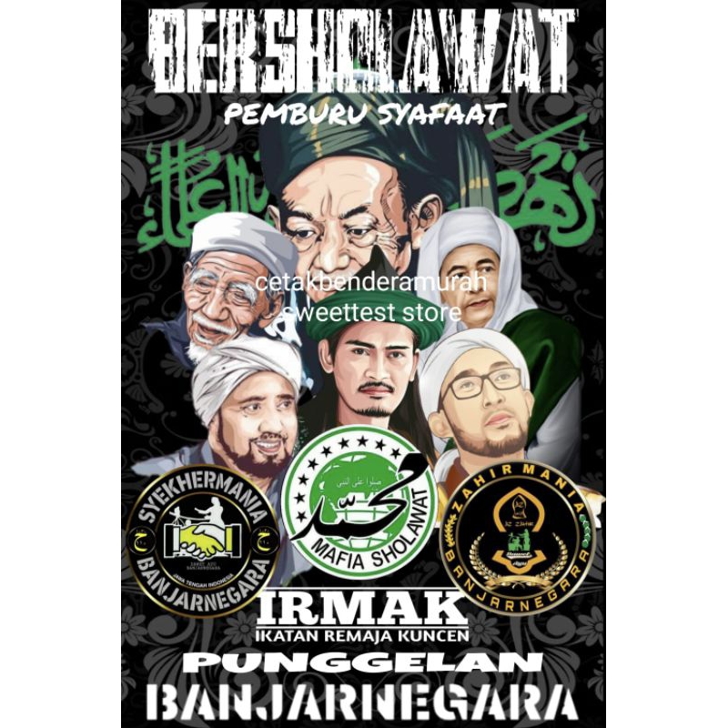 Jual TERMURAH + COD, JASA CETAK BENDERA CUSTOM, BENDERA SYEKHERMANIA ...
