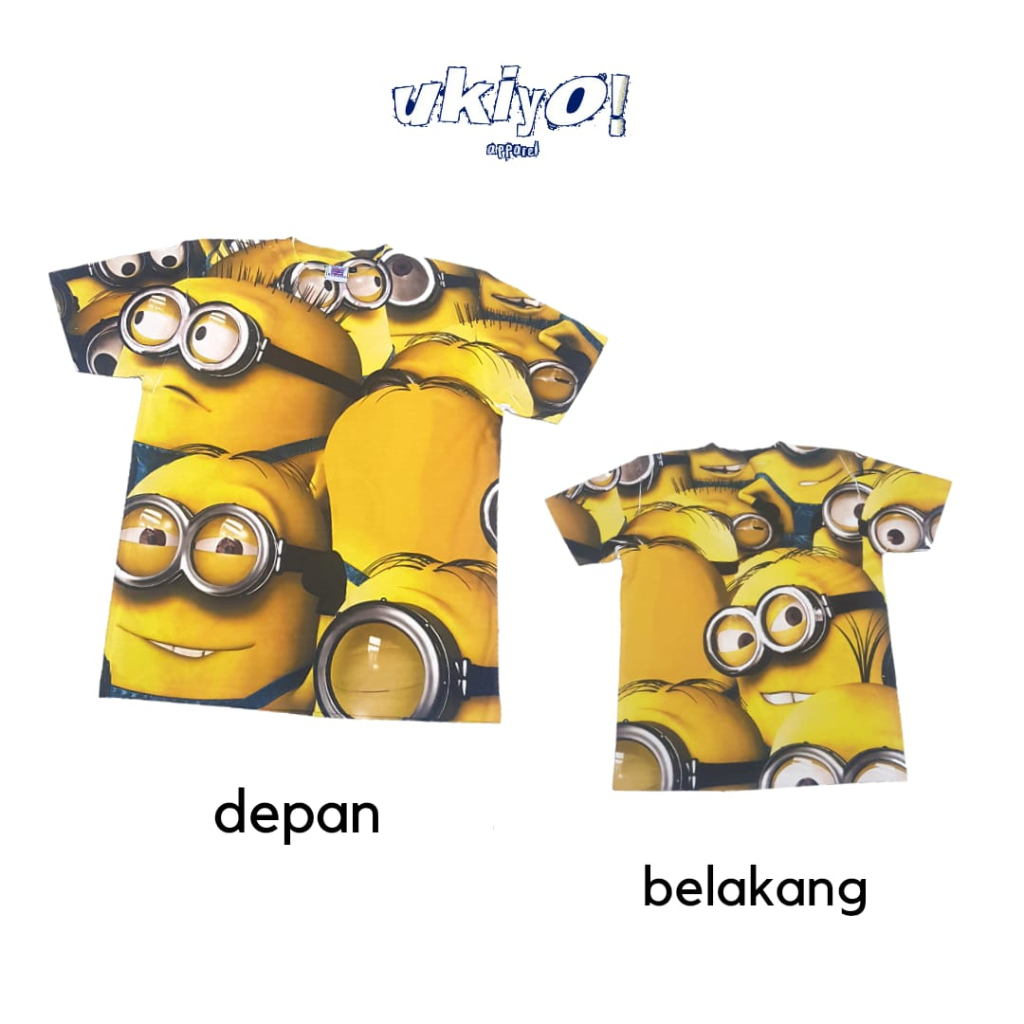 Jual KAOS TAG THAILAND MINION AOP (ALL OF PRINT) | KAOS CARTOON KARTUN ...