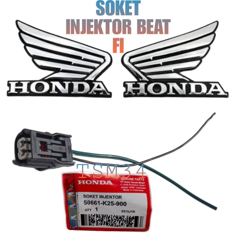 Jual soket socket injektor beat fi / soket injeksi beat fi esp / vario ...
