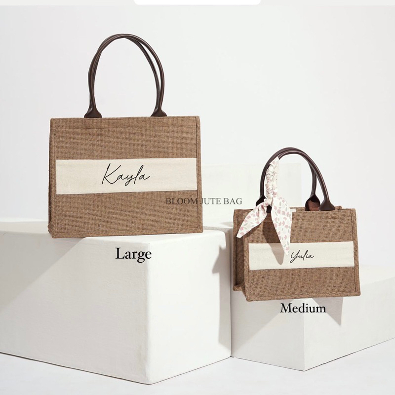 Jual CALEA BAG - Tas Kanvas Custom Nama / Tote Bag Wanita / Tote Bag ...