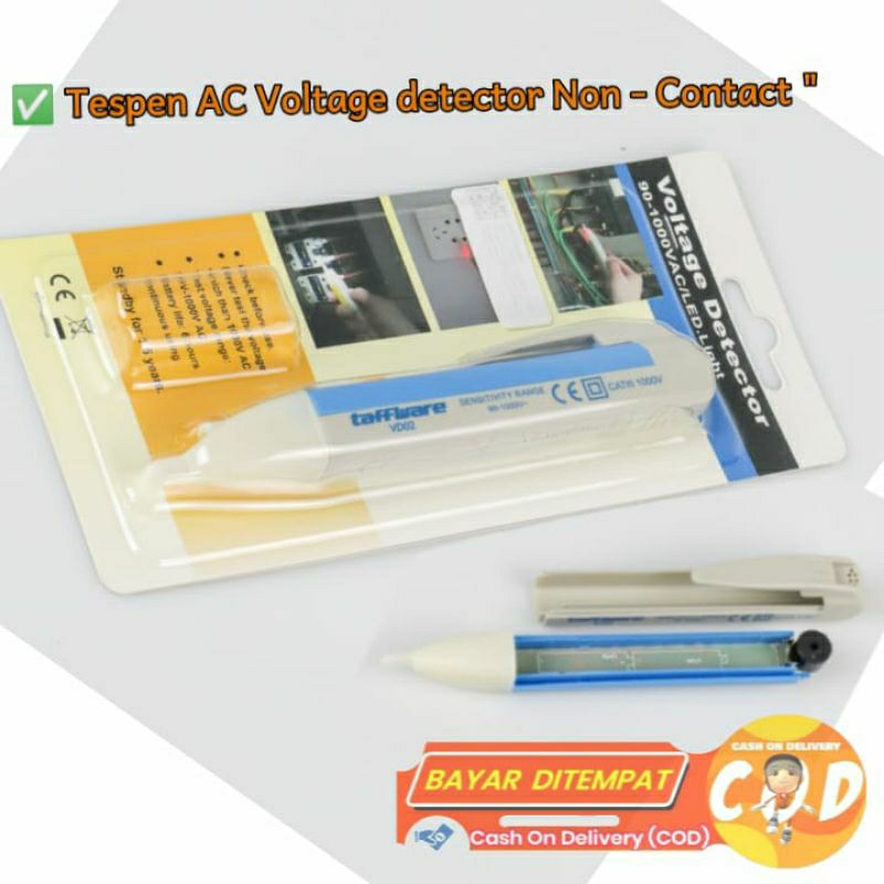 Jual tespen listrik ac tanpa sentuh Tespen detektor tespen kabel ...