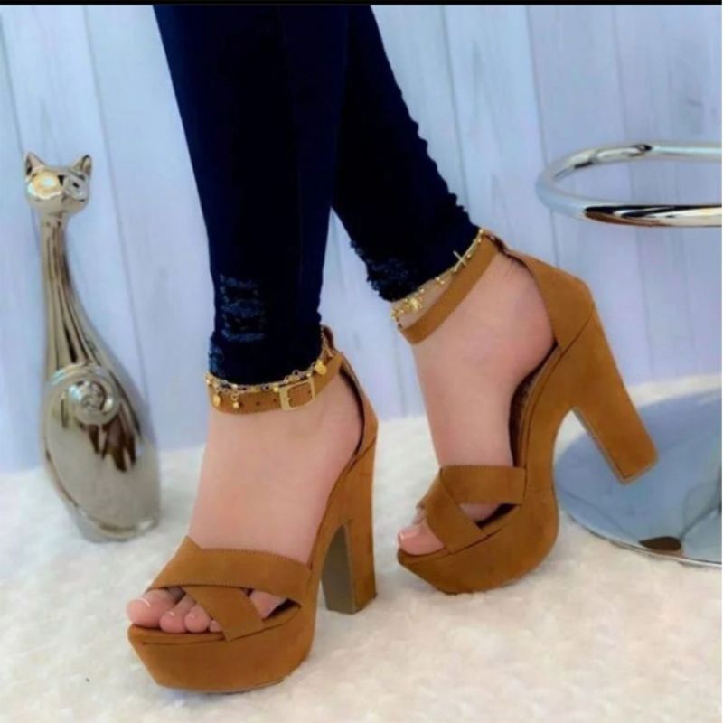 Jual Heels Wanita Cantik/Elegan Tinggi 12 cm MSLD005 | Shopee Indonesia