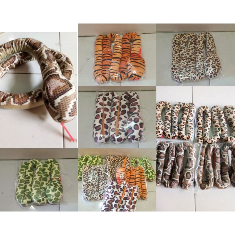 Jual BONEKA ULAR PANJANG 130 CM BAHAN MOTIF | Shopee Indonesia