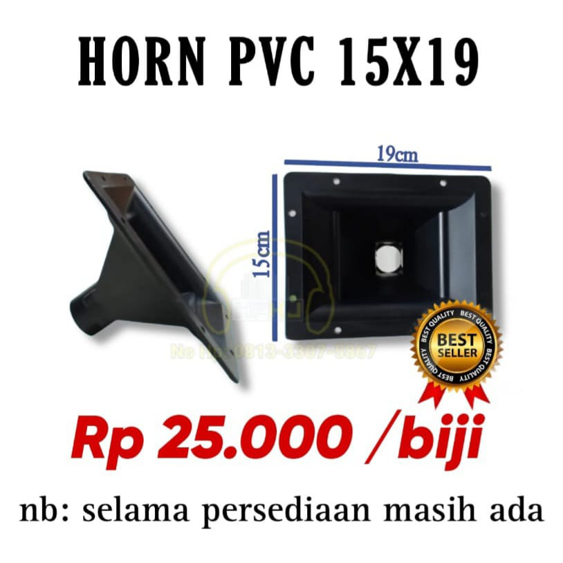 Jual Horn tweeter 15cm x 19cm PVC Horen tweeter 15x19 pvc | Shopee ...