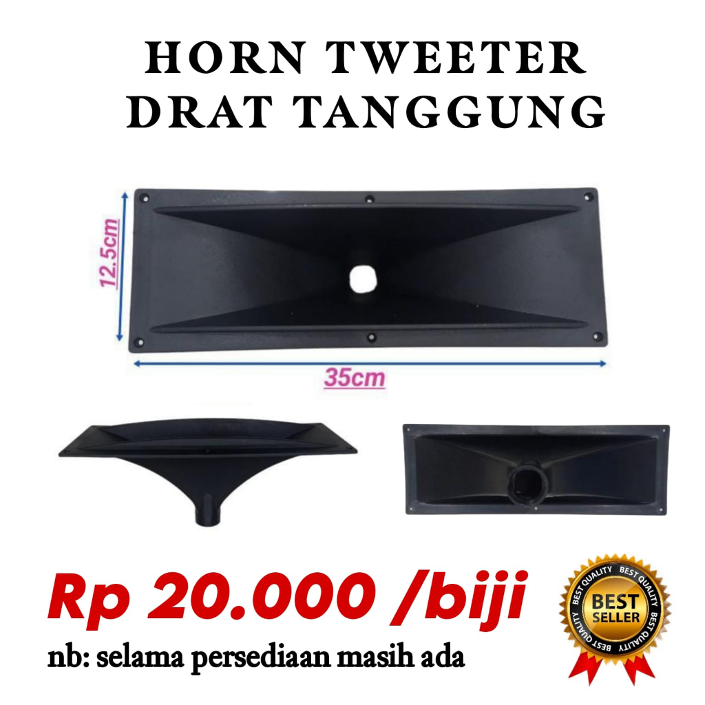 Jual HORN TWEETER DRAT TANGGUNG 35 x 12.5 CM horen corong tweeter drat ... Jual HORN TWEETER DRAT TANGGUNG 35 x 12.5 CM horen corong tweeter drat ...