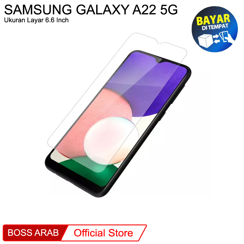 Jual Tempered Glass Samsung Galaxy A22 5G (6.6") | Pelindung Layar Kaca Anti Gores - Bening ...