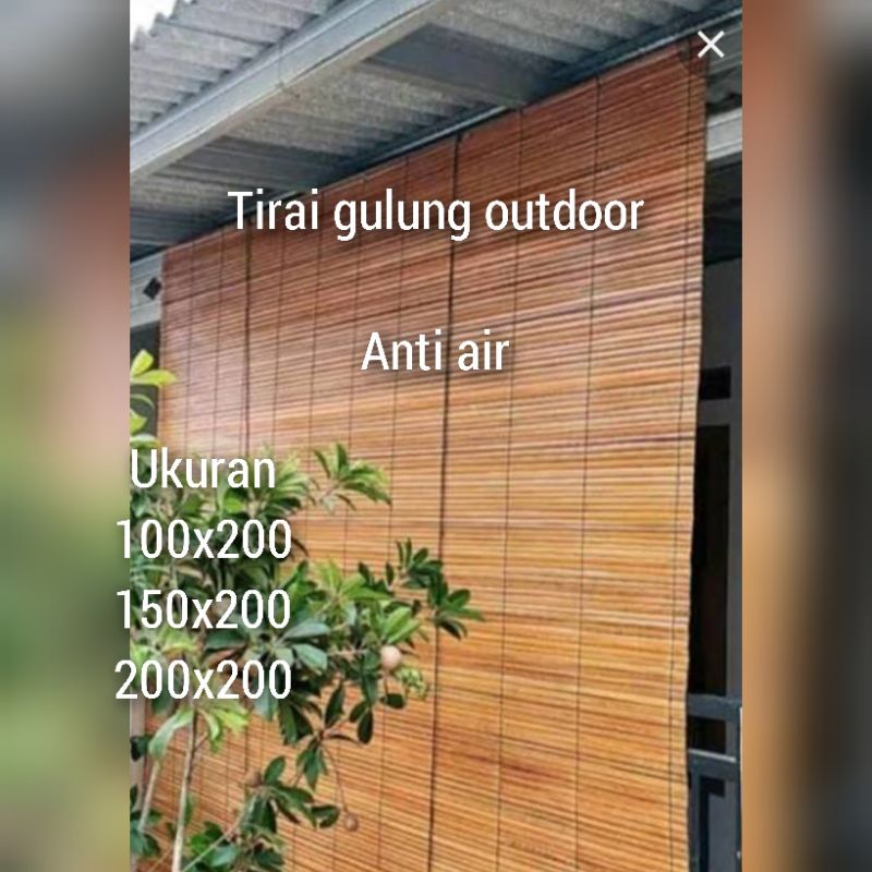 Jual tirai gulung/ tirai penghalang panas tirai anti air 100x200 ...