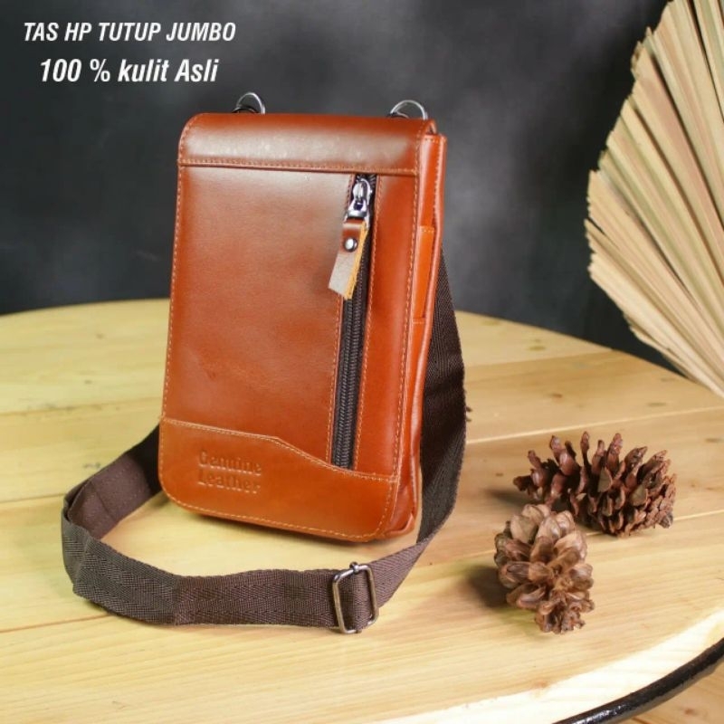 Jual Tas hp jumbo kulit asli | Shopee Indonesia